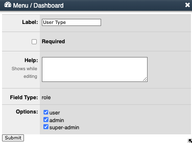 How To: Configure User Profile Roles