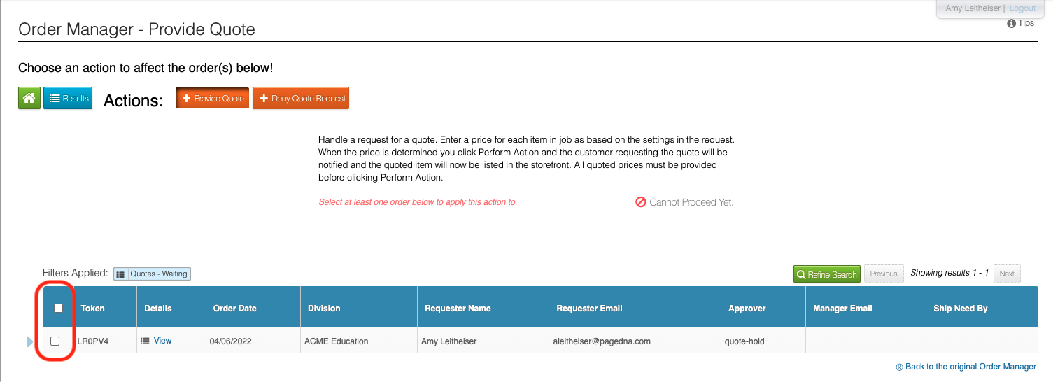 How To: Process a Hold For Quote (HFQ) Order