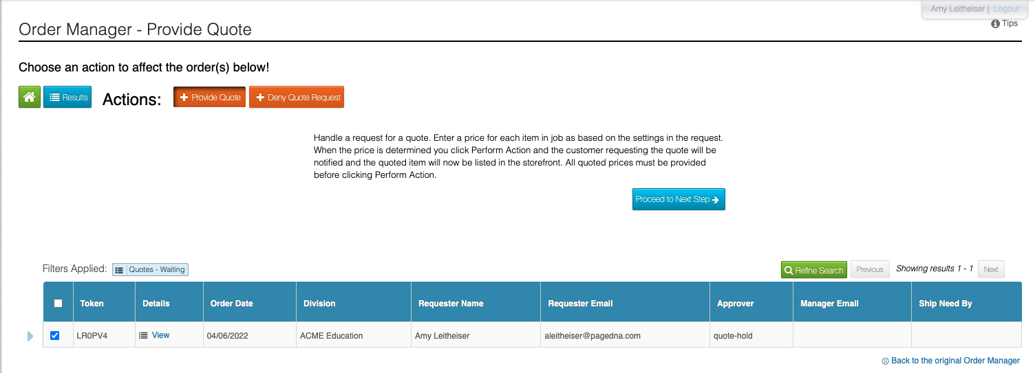 How To: Process a Hold For Quote (HFQ) Order